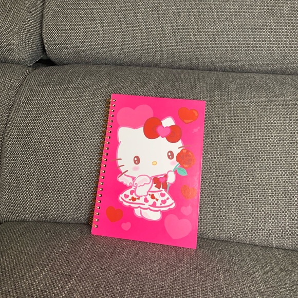 Hello Kitty | Office | Hello Kitty Pink Notebook With Red Accents ...